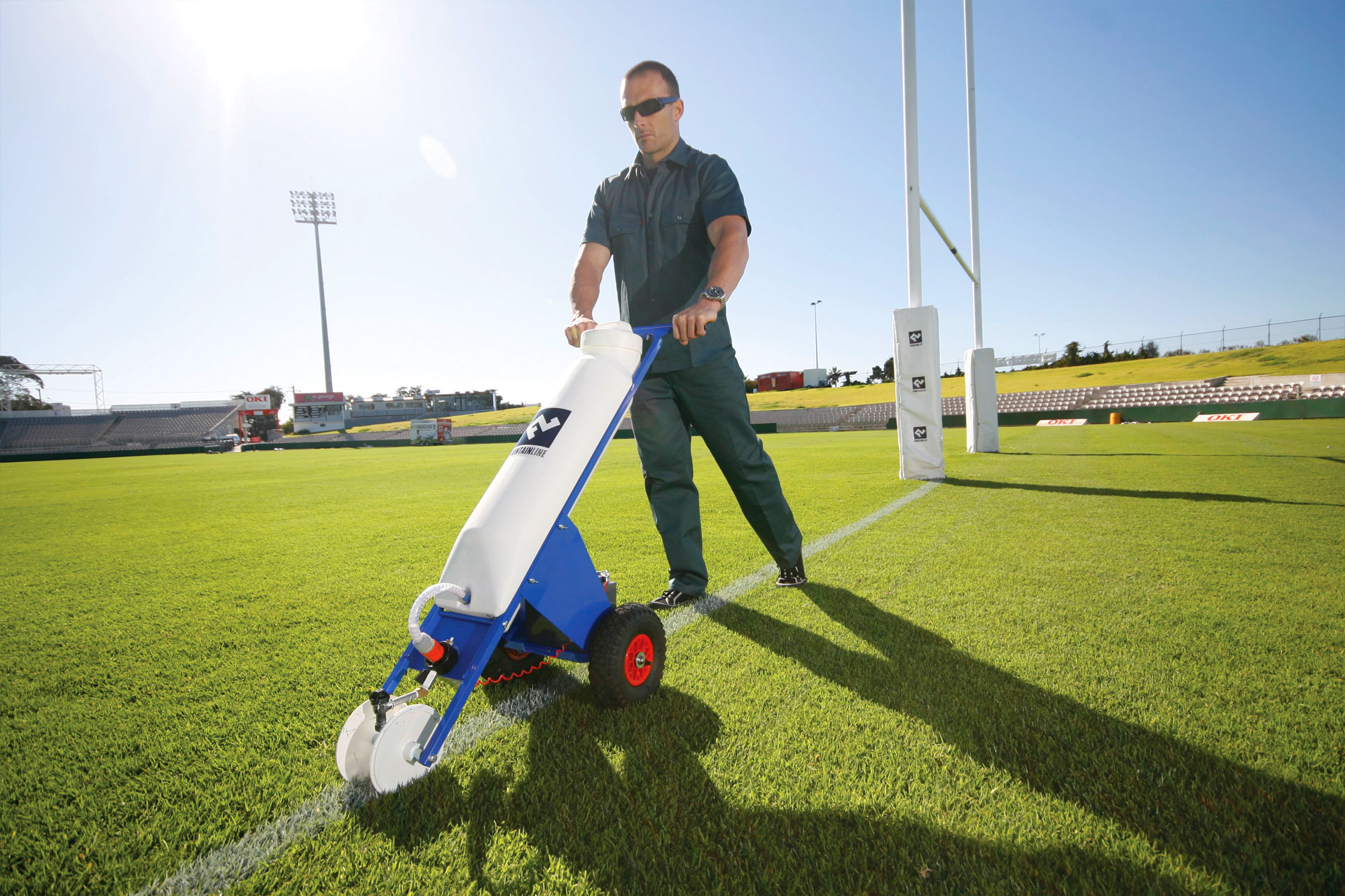 Line Marking Machine Equipment | Grass Linemarking Paint